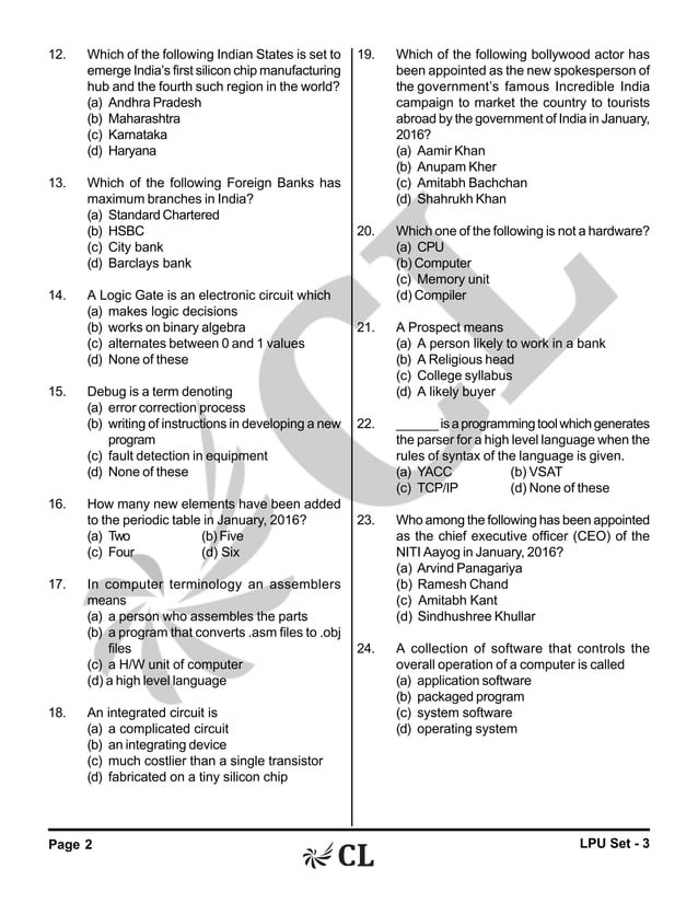 General ability question | PDF