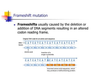 General account on Mutation and its types.ppt