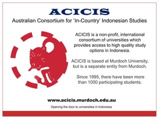 General Acicis Powerpoint 2009 | PDF | Undergraduate Education ...