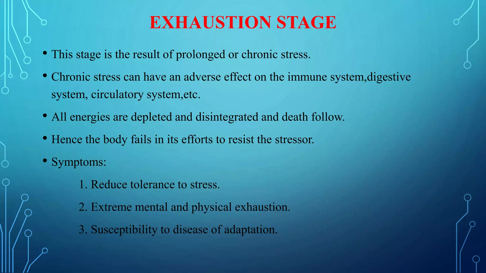 General adaptation syndrome (syle model) | PPTX