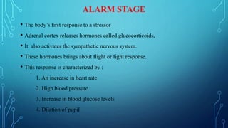 General adaptation syndrome (syle model) | PPTX
