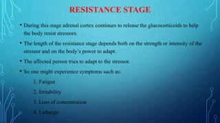 General adaptation syndrome (syle model) | PPTX