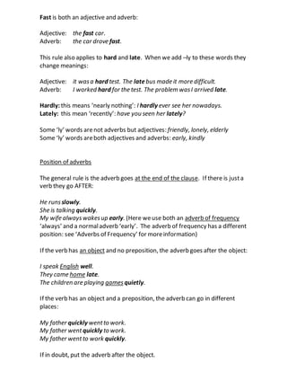 General Adverbs | DOCX