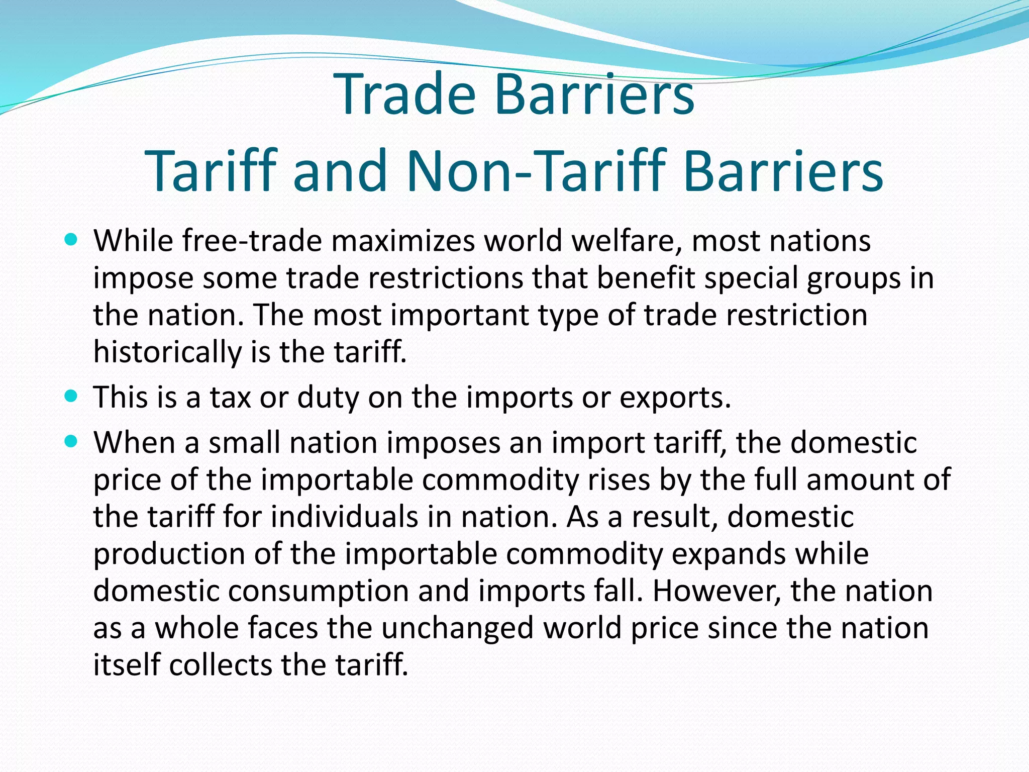 General agreement on tariffs and trade (GATT) | PPTX