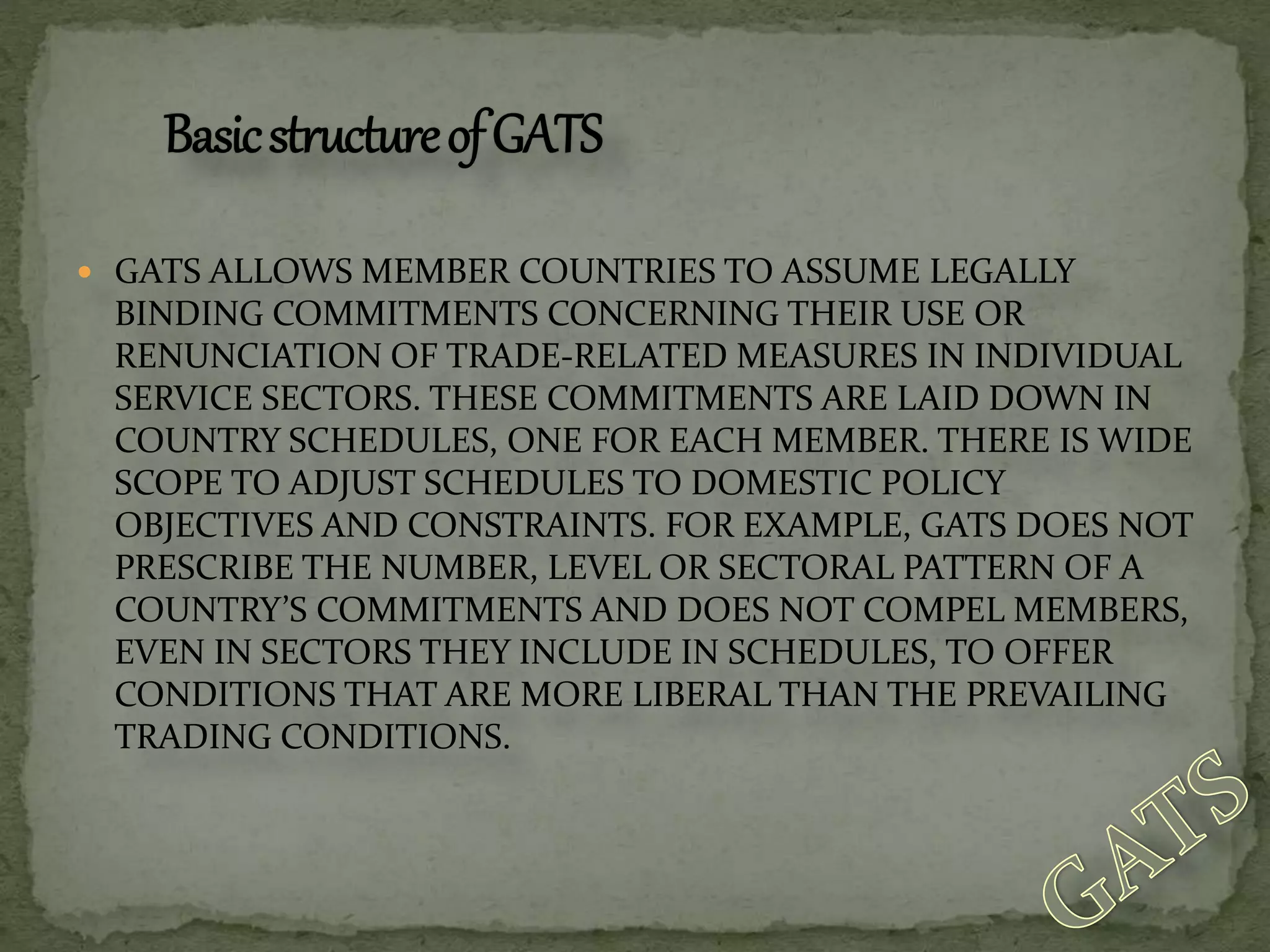 tourism and gats . | PPT