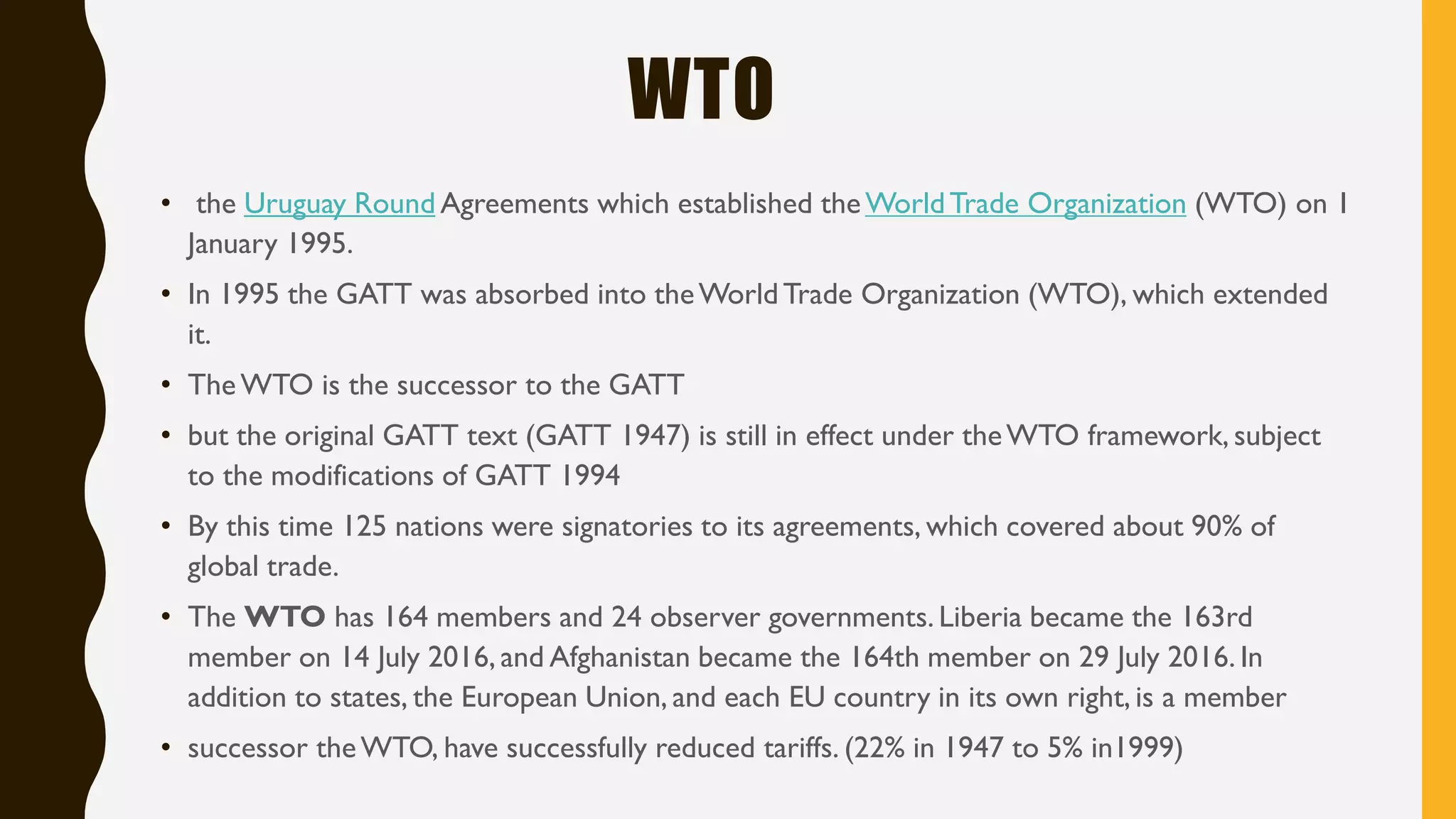 General agreement tariffs & trade (GATT) converted | PDF