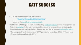 General agreement tariffs & trade (GATT) converted | PDF
