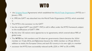 General agreement tariffs & trade (GATT) converted | PDF