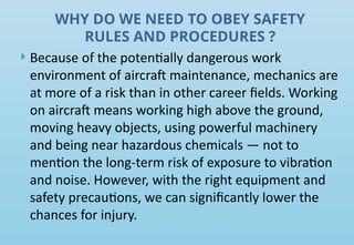 GENERAL AIRCRAFT MAINTENANCE SAFETY PRECAUTIONS.pptx