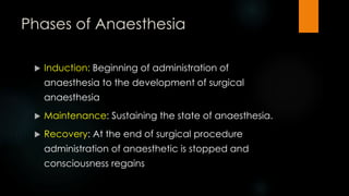 General anaesthesia | PPTX