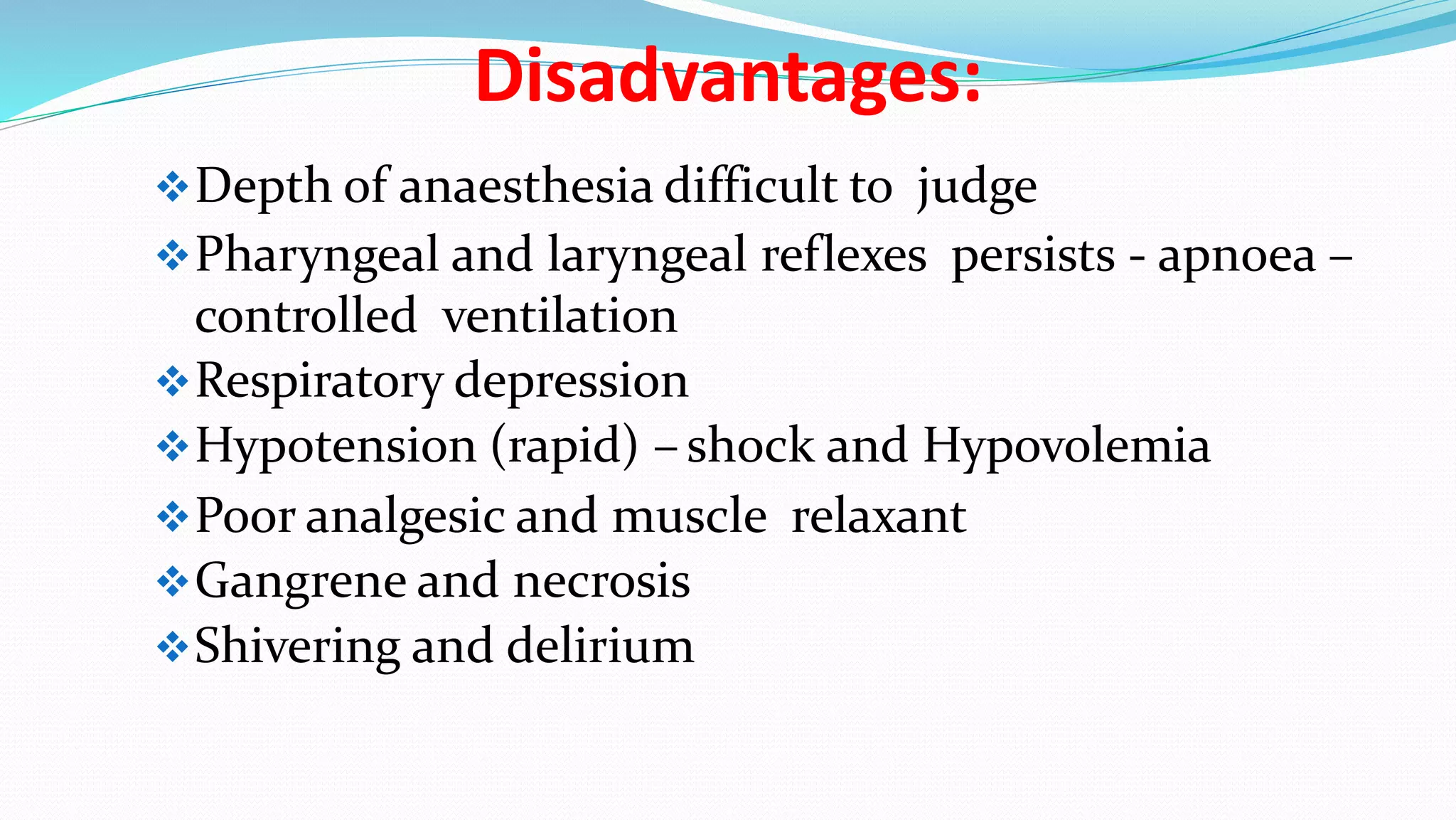 Pharmacology of General anaesthetic drugs. | PPTX
