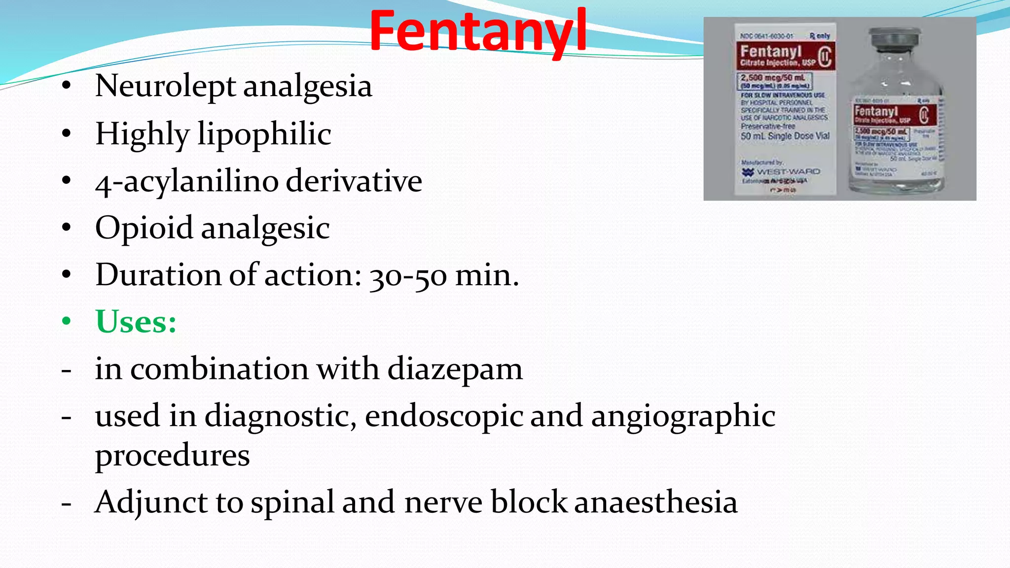 Pharmacology of General anaesthetic drugs. | PPTX