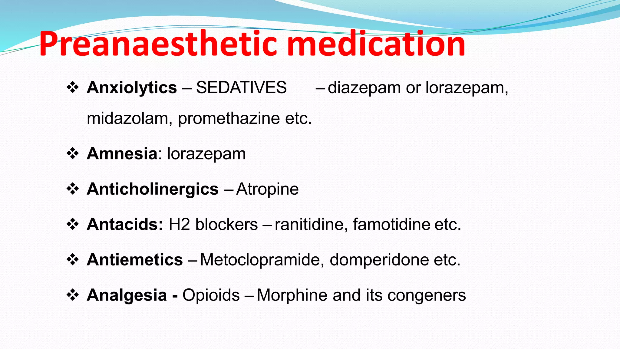 Pharmacology of General anaesthetic drugs. | PPTX
