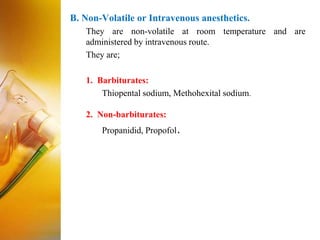 General anaesthesia | PPTX