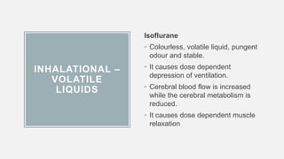 GENERAL ANESTHESIA | PPTX