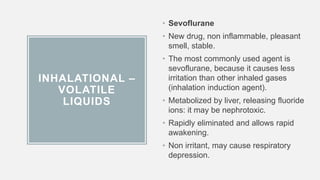 GENERAL ANESTHESIA | PPT