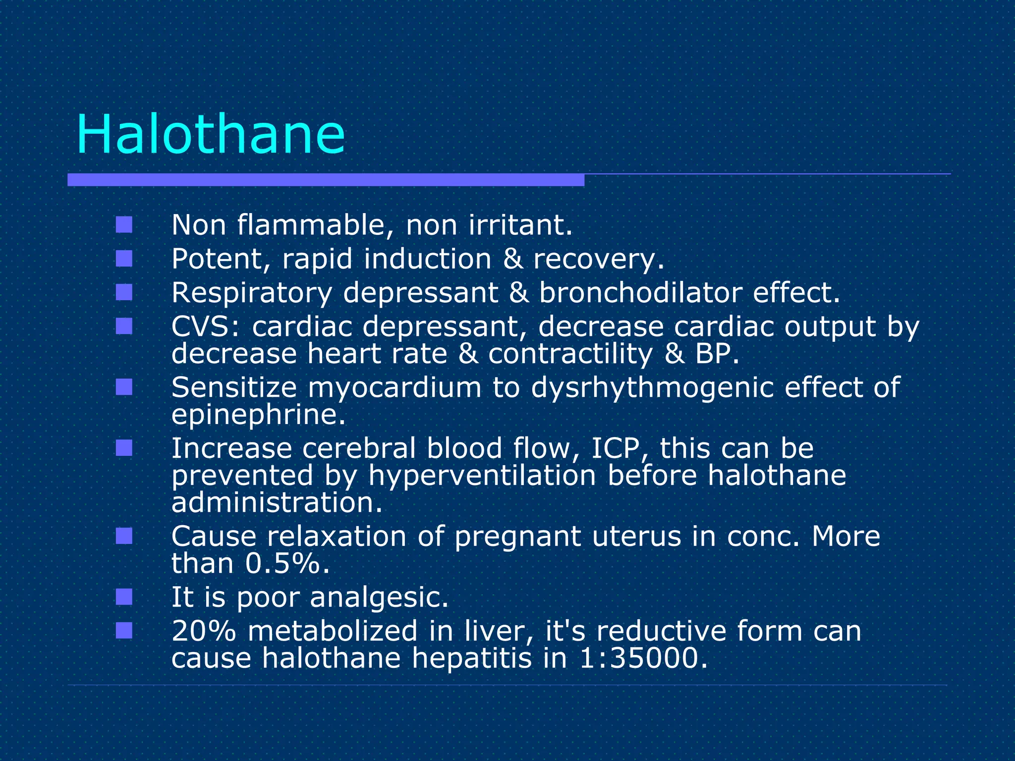 General anaesthesia principles | PDF
