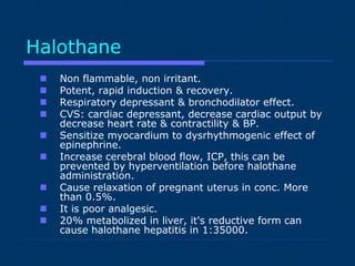 General anaesthesia principles | PDF