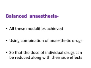 General anaesthetics | PPTX