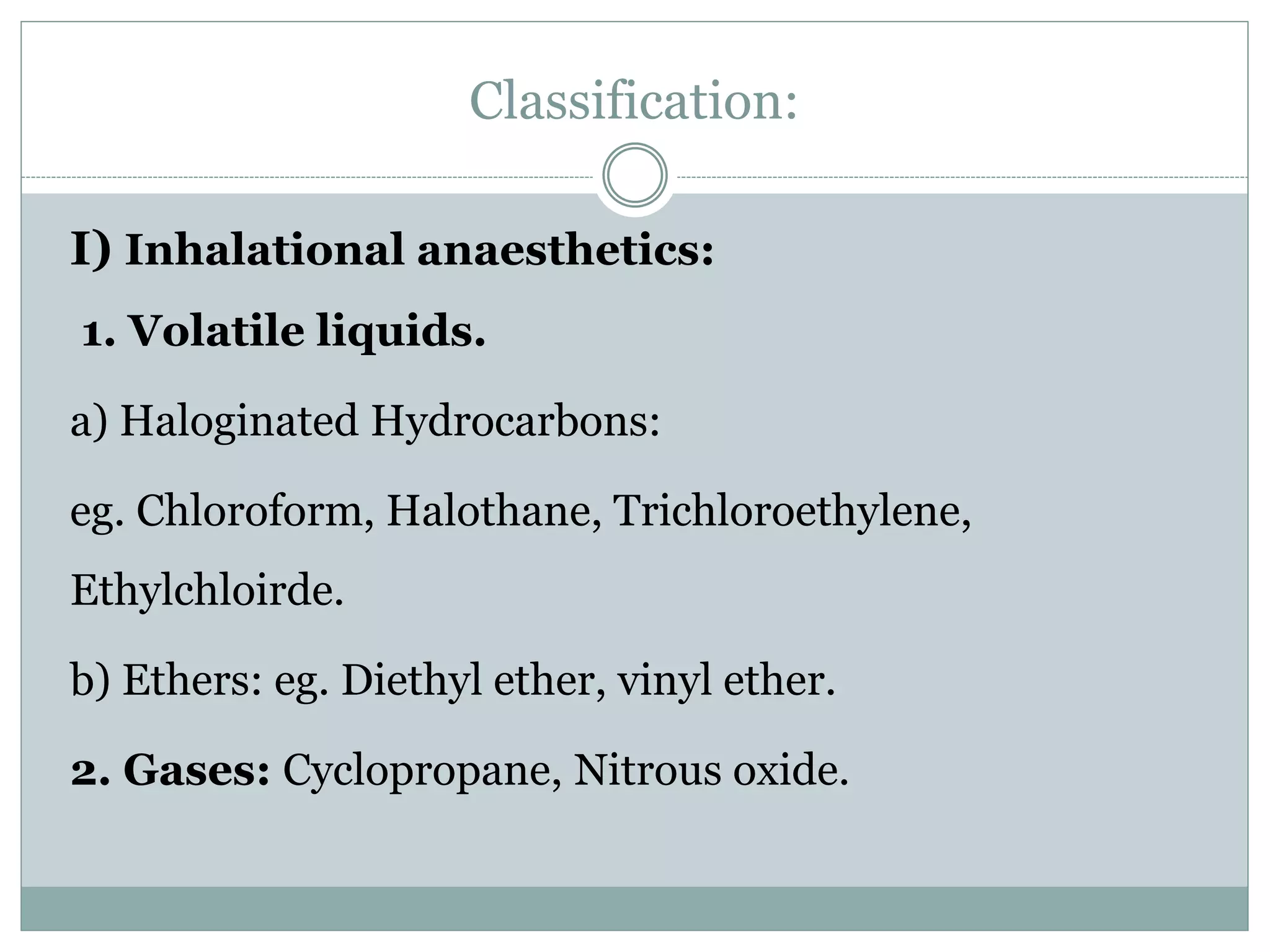 General anaesthetics | PPTX