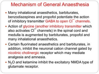 General anaesthetics | PPTX