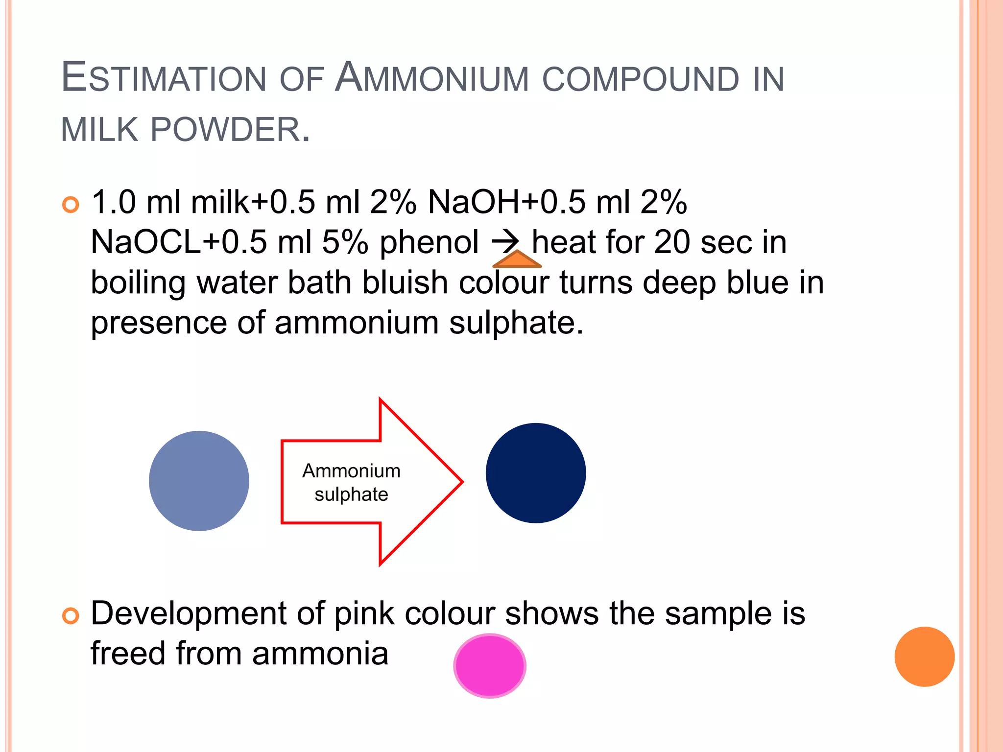 General analytical methods of milk powder final | PPTX