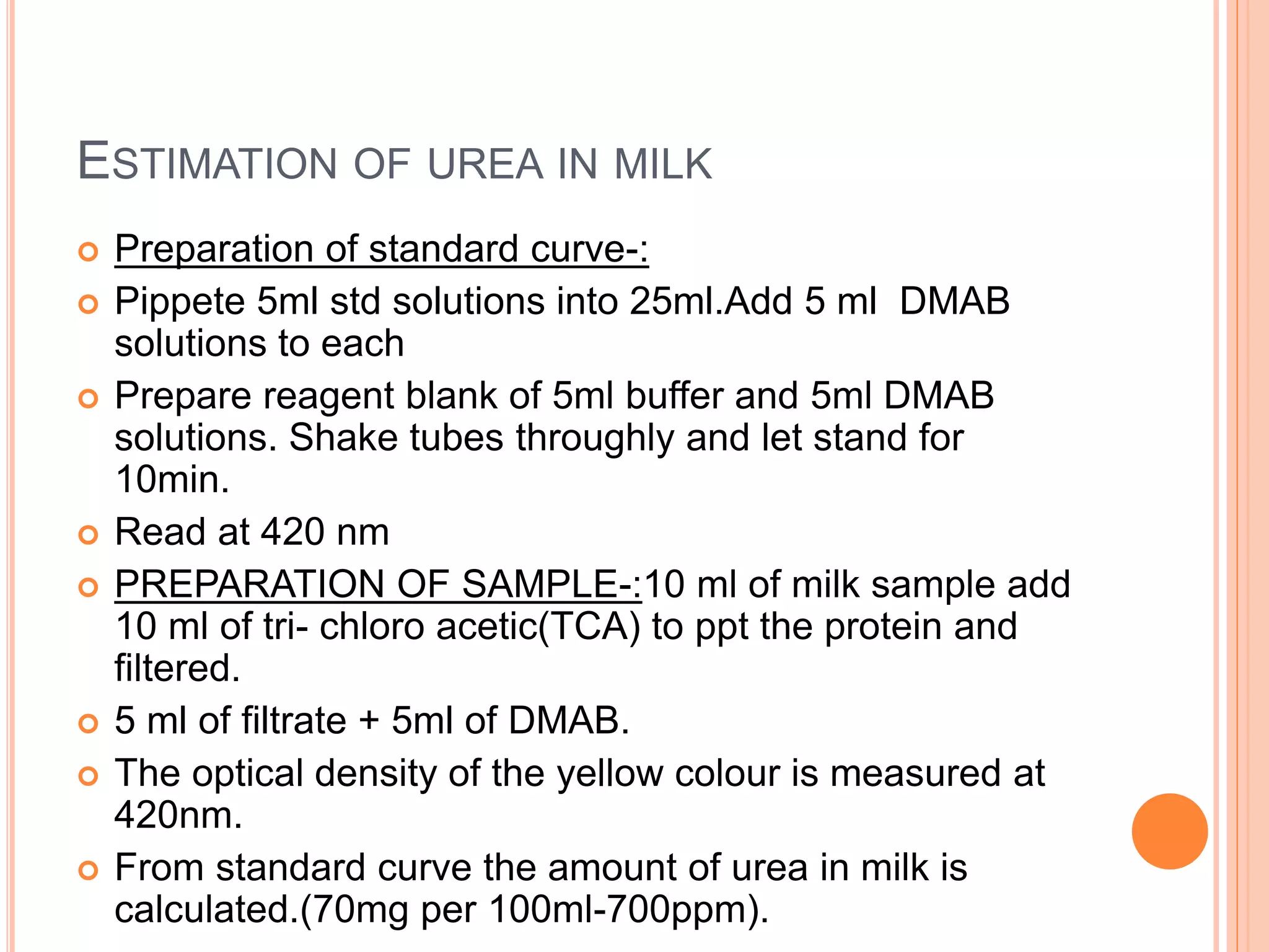 General analytical methods of milk powder final | PPTX