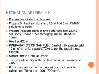 General analytical methods of milk powder final | PPTX