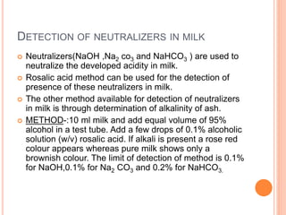 General analytical methods of milk powder final | PPTX