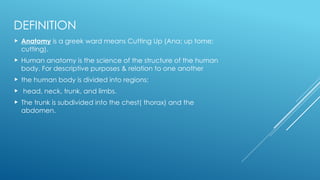 Lecture 1: General Anatomy of human body.pptx