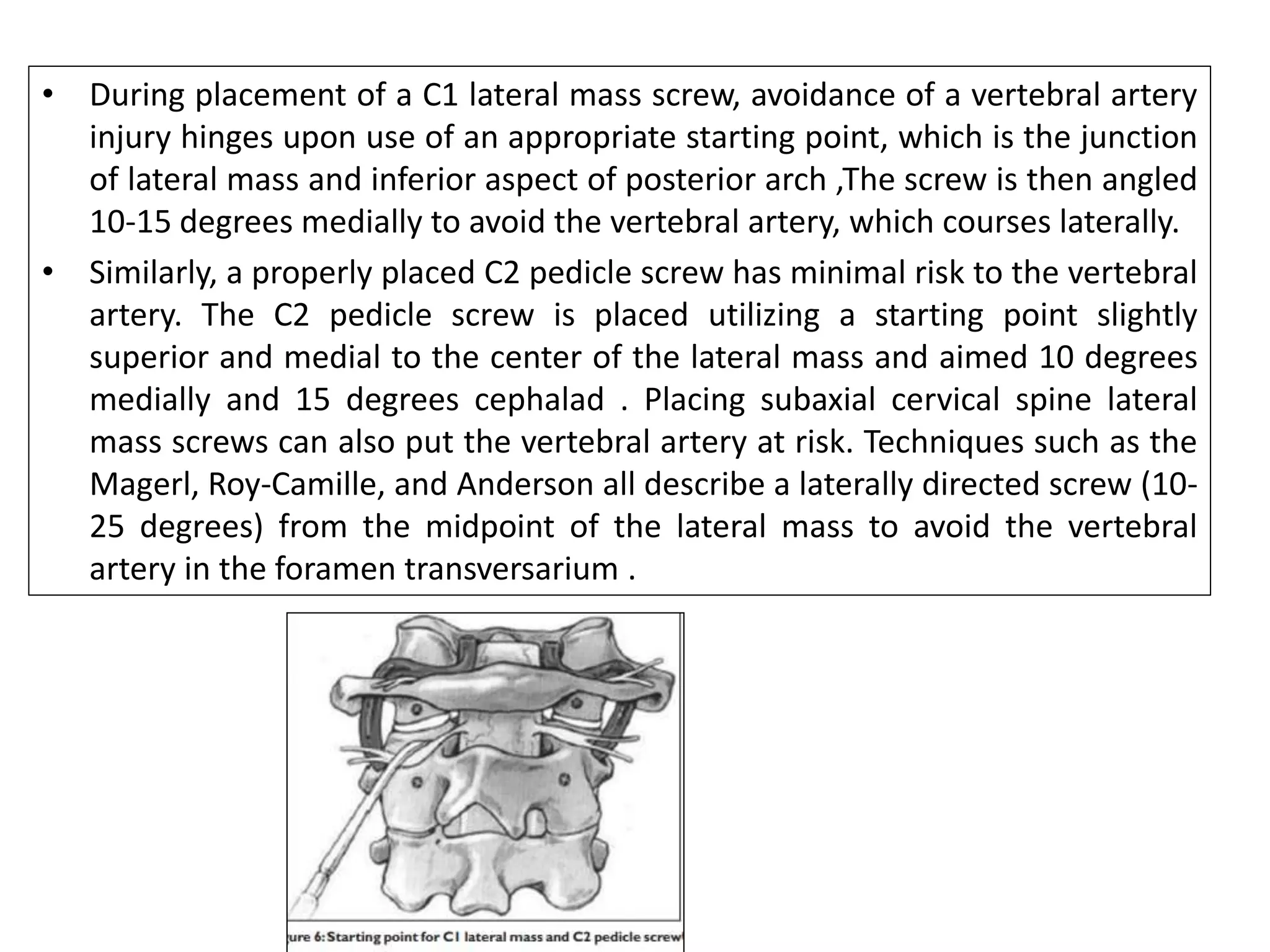 General anatomy of the vertebral artery | PPTX