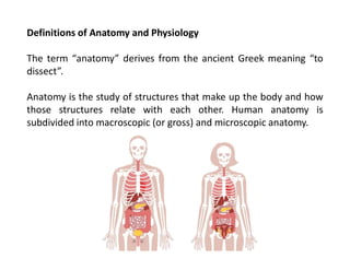 Introduction to basic anatomy of human body | PDF