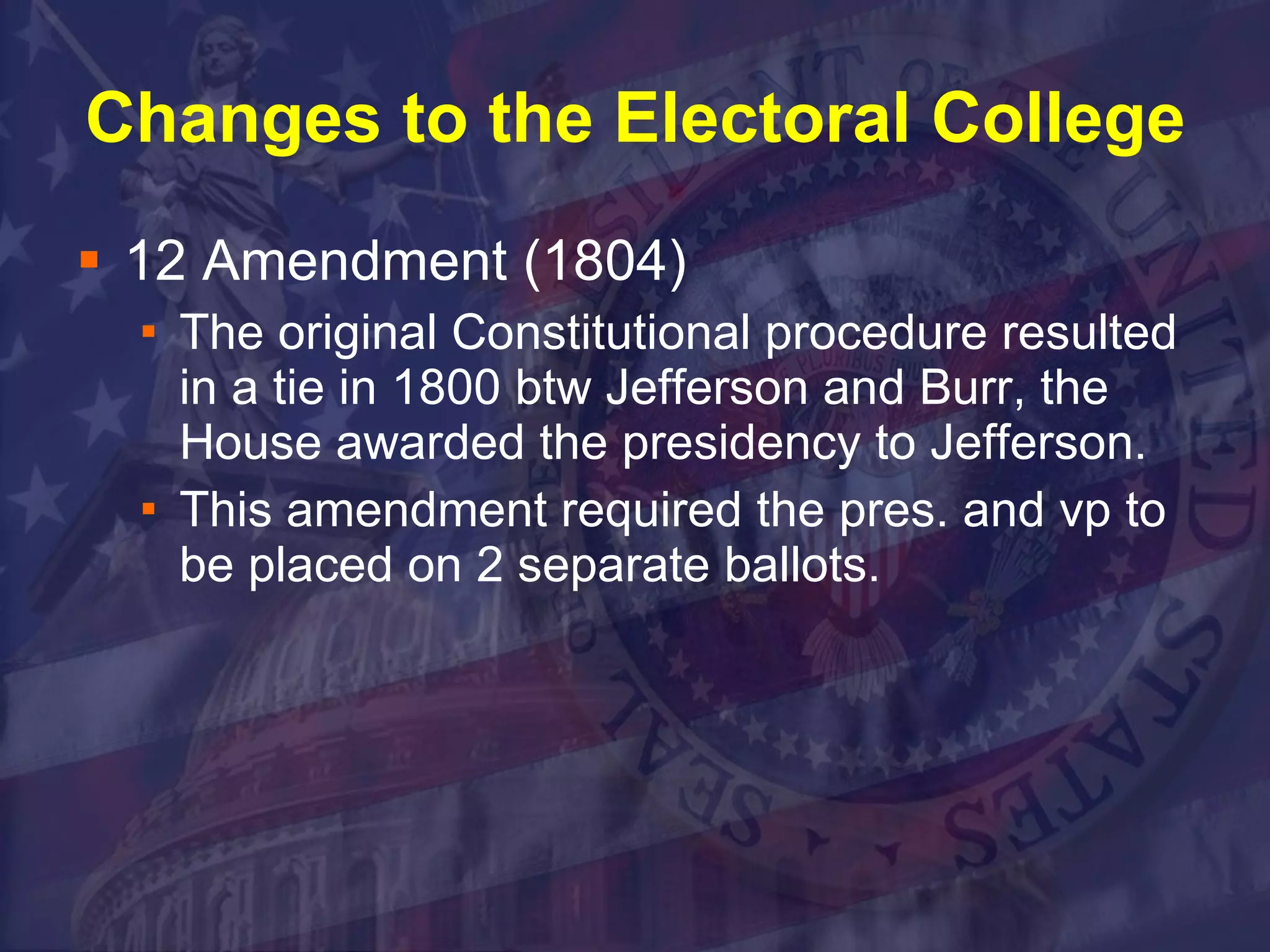General And Primary Election And Electoral College | PPT