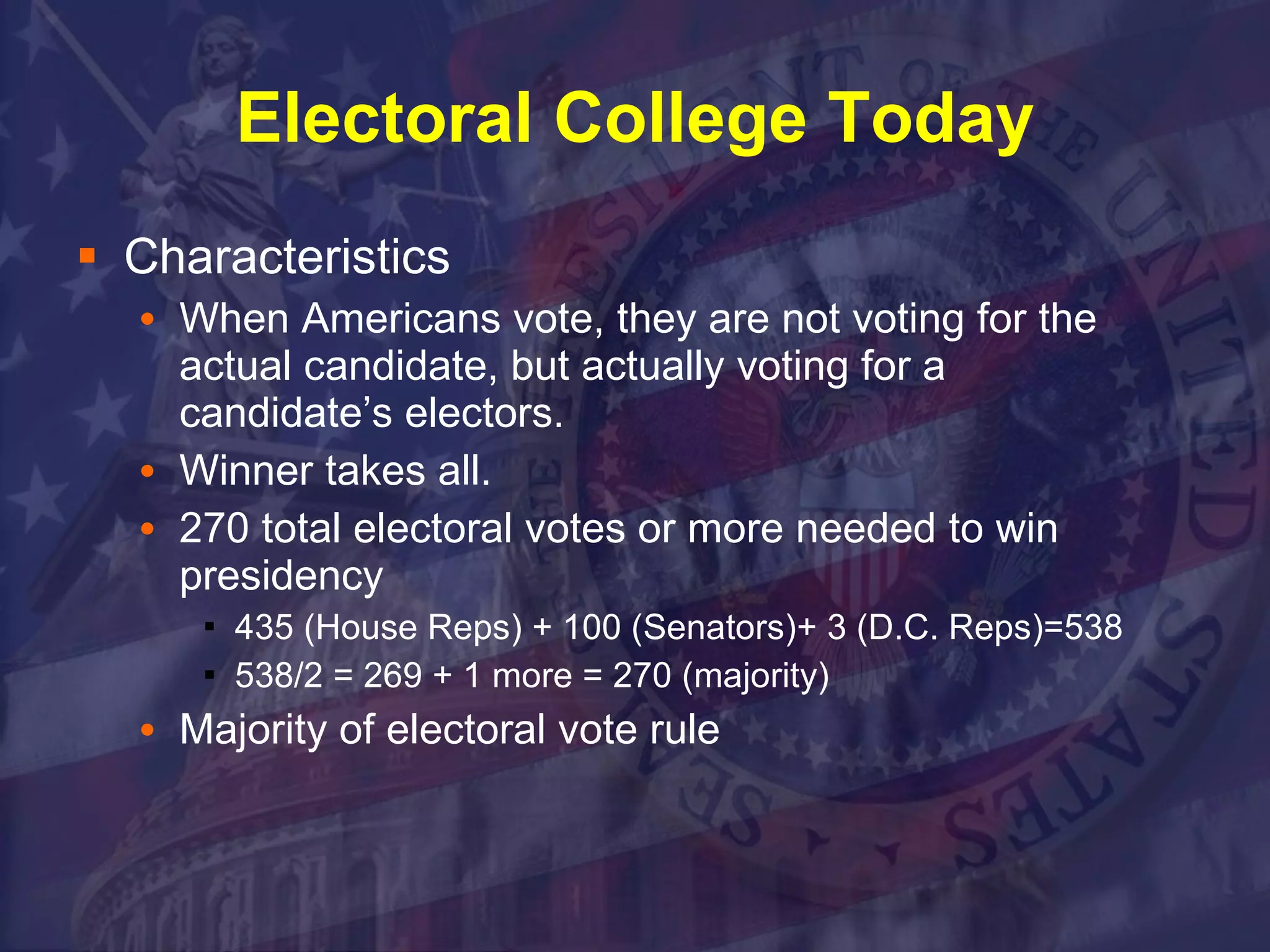 General And Primary Election And Electoral College | PPT | Civic ...