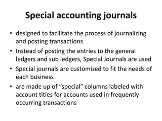 General and special journal | PPTX