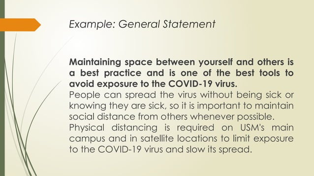 General and Specific Statement Powerpoint Presentation | PPTX | Skin ...