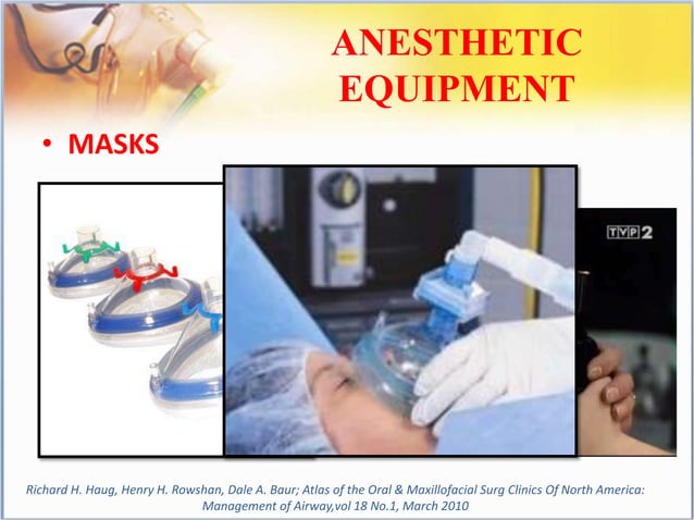 General anesthesia & oral and Maxillofacial Surgery | PPTX | Lung and ...