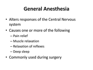 General anesthesia | PPT