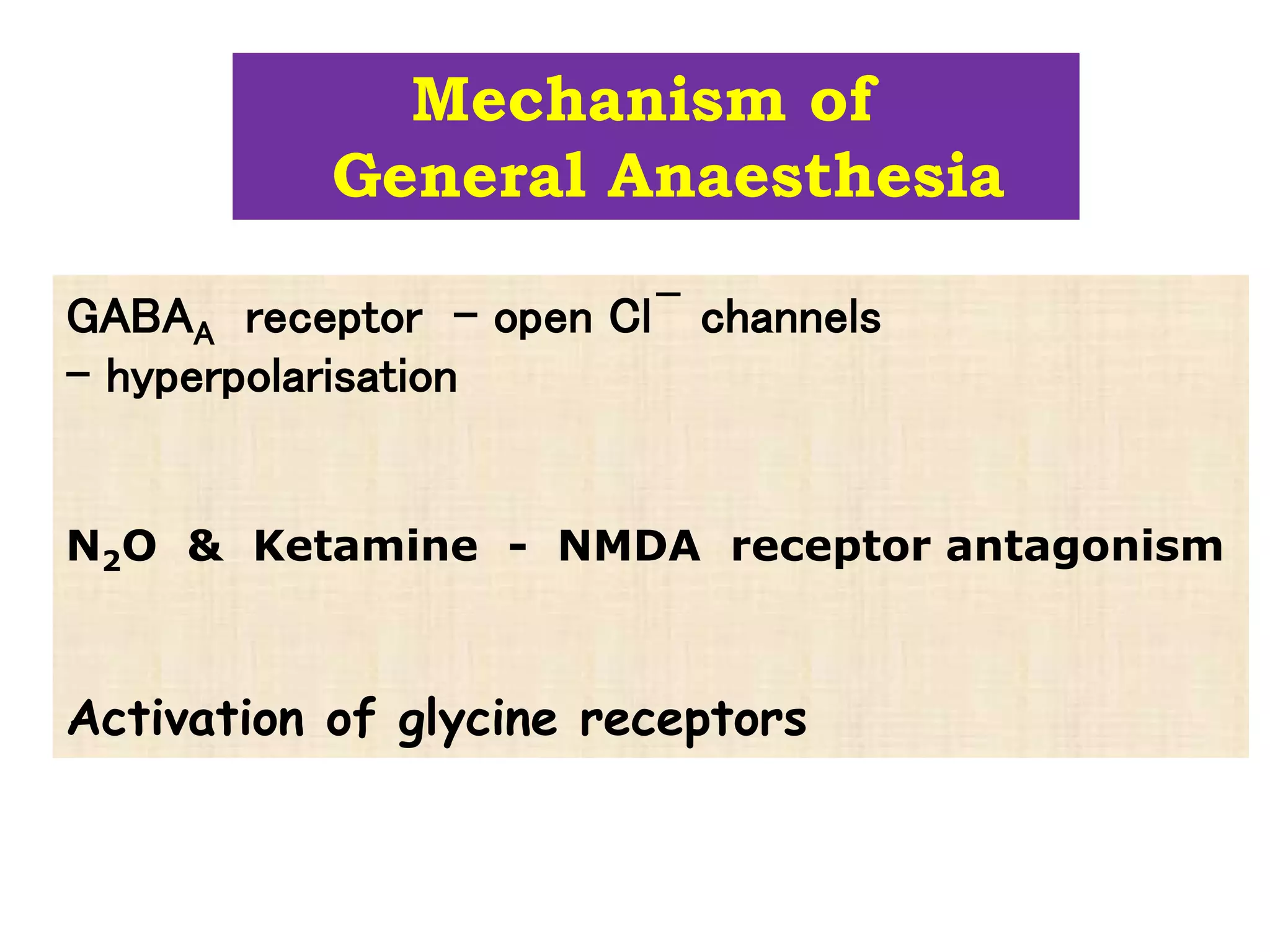 General anesthesia | PPTX