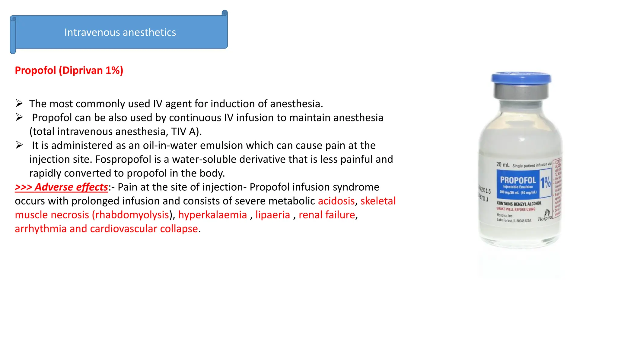 GENERAL ANESTHESIA pharmacology presentation | PDF
