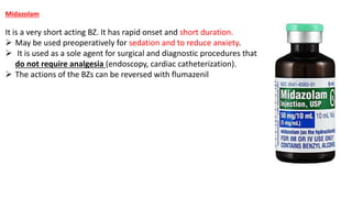 GENERAL ANESTHESIA pharmacology presentation | PDF