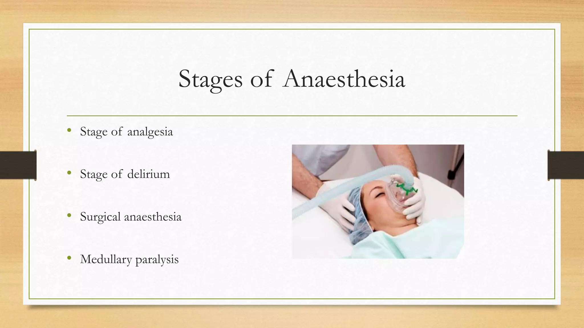 General anesthesia and its complications | PPTX
