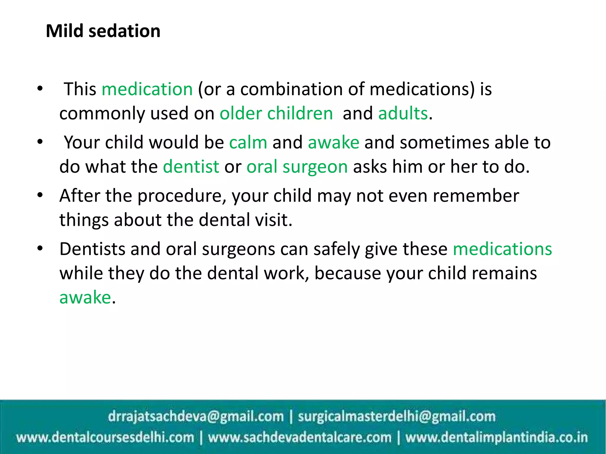General anesthesia in pediatric dentistry , Kids Dentistry | PPTX