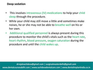 General anesthesia in pediatric dentistry , Kids Dentistry | PPTX