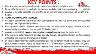 General anesthesia & obstetrics part II | PPTX