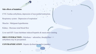 PHARMACOLOGY GENERAL ANAESTHETICS MPHARM | PPTX