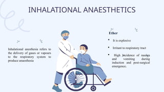 PHARMACOLOGY GENERAL ANAESTHETICS MPHARM | PPTX