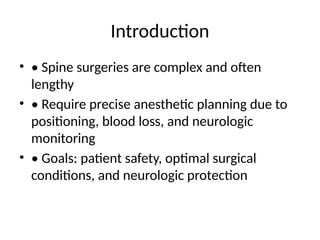 General_Anesthesia_Spine_Surgery CASE PRESENTATION | PPTX