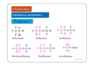 General anesthetics-Medicinal Chemistry | PDF