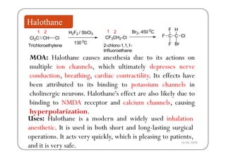 General anesthetics-Medicinal Chemistry | PDF
